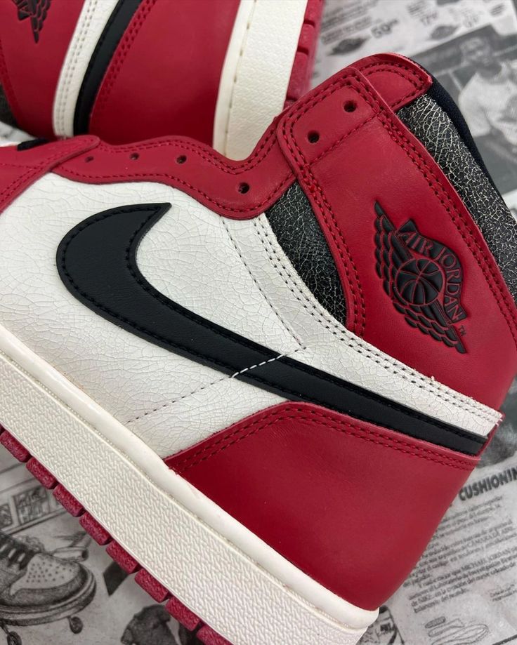 Chicago Red Custom Sneakers Air Jordan 1 – Rencustom